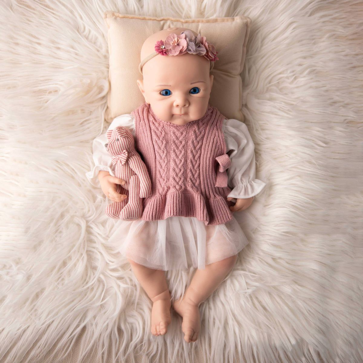 MUÑECA REBORN 20 pulgadas: Baby Liana Boquita Cerrada – LadybugMX