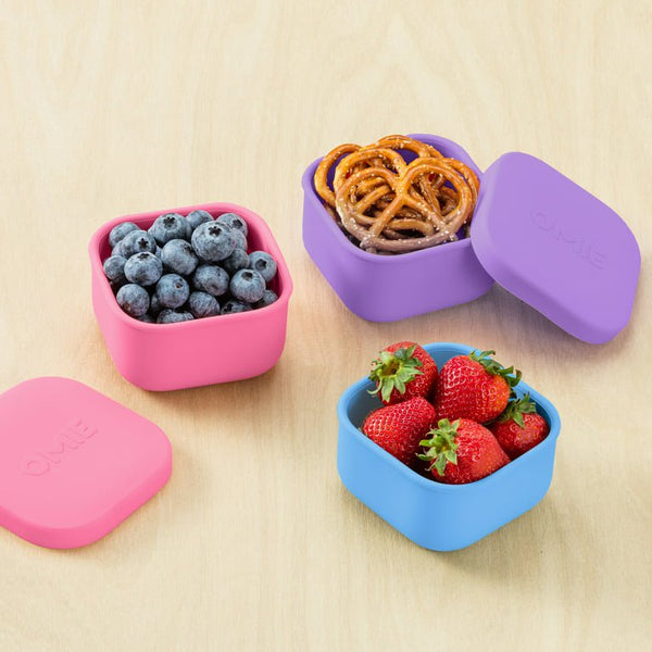OMIEBOX Snack Container - Azul | LadybugMX