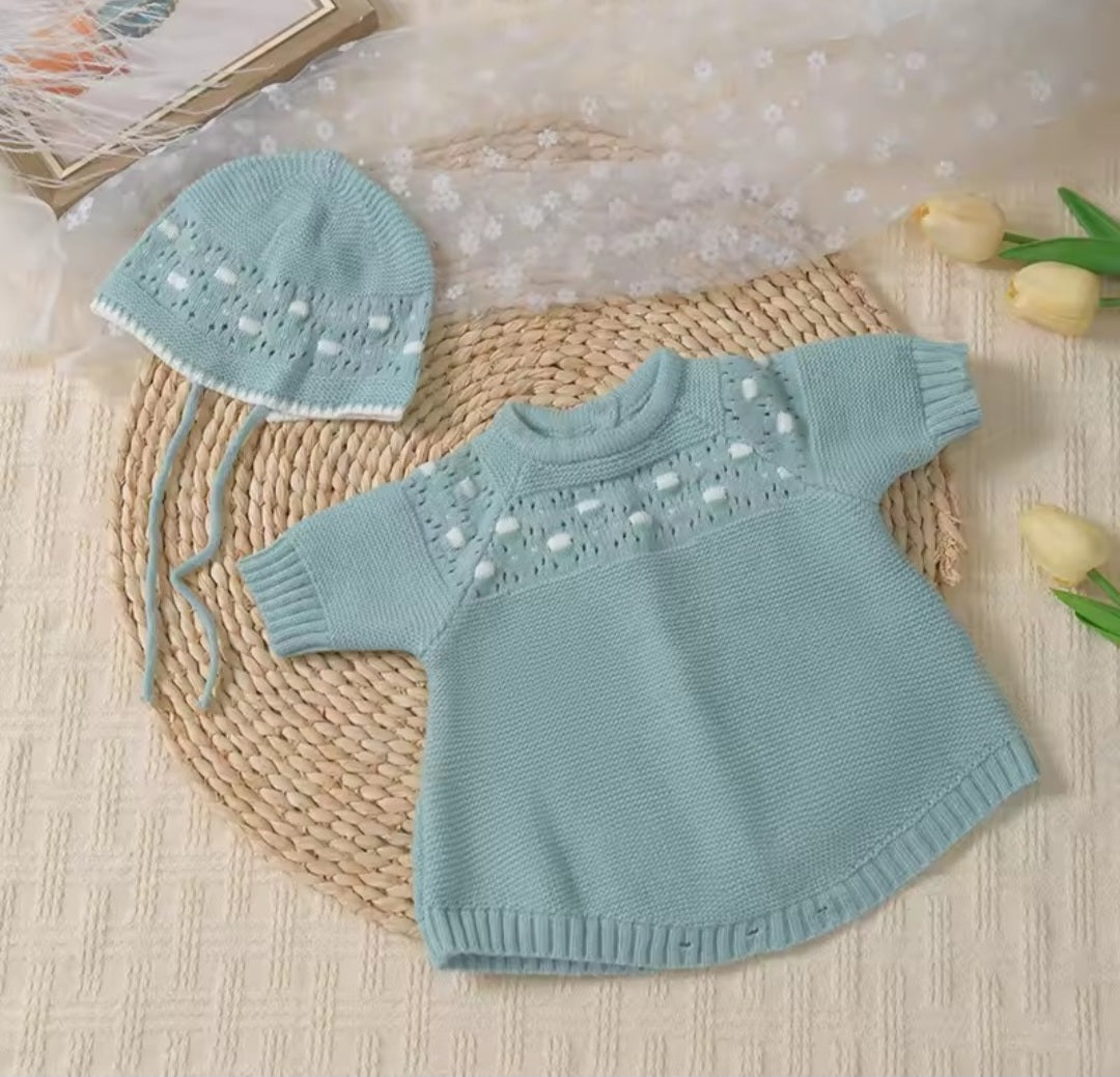Set de Ropa Green Dot Crochet para reborn para 18 y 20 pulgadas – LadybugMX