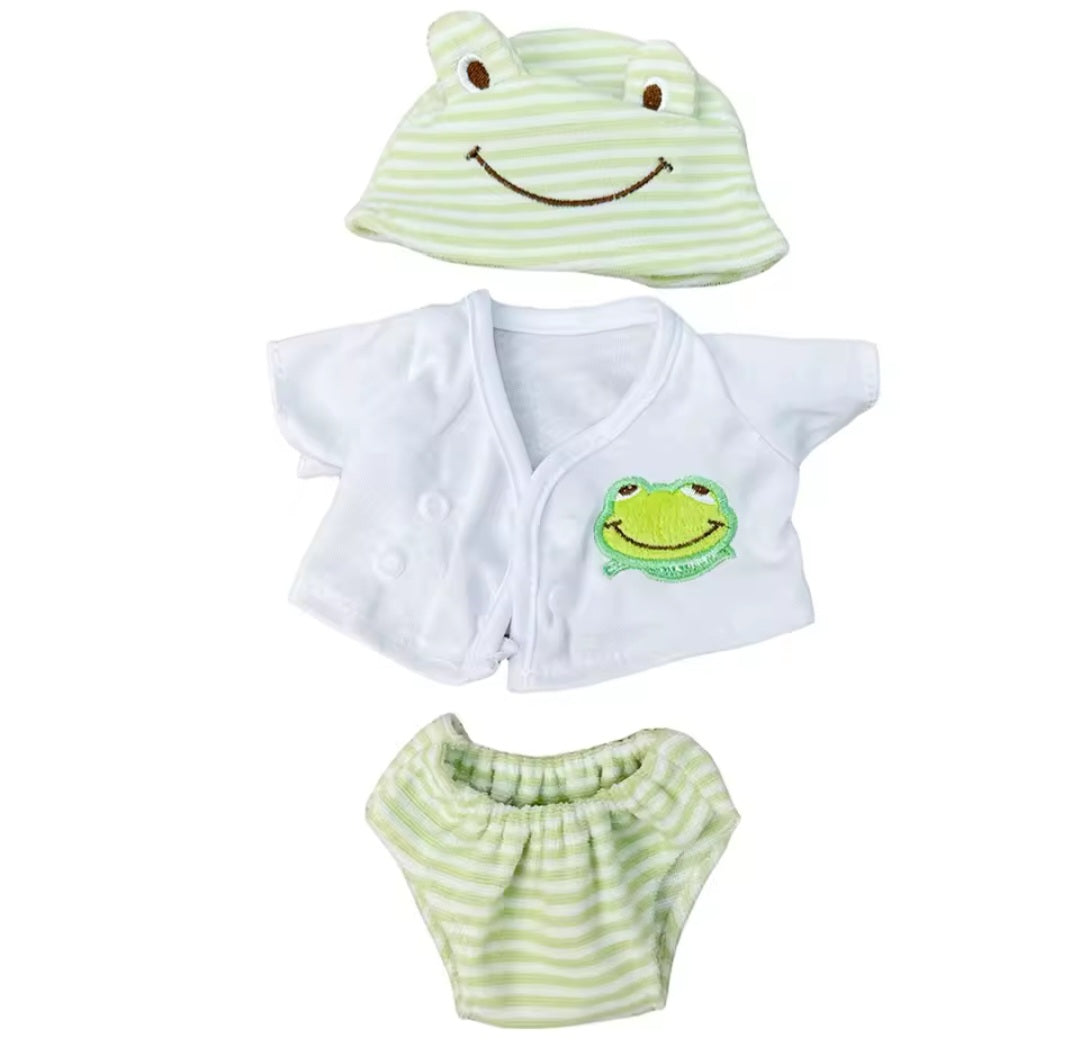 Set Froggy Green para bebes Reborn de 12 a 13 pulgadas ( no incluye mu ...