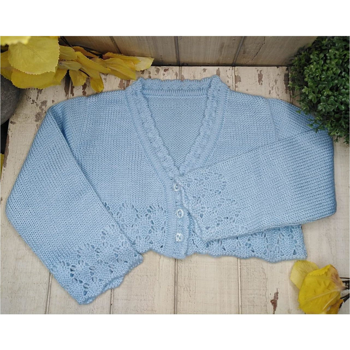 Suéter corto color Azul Cielo | LadybugMX